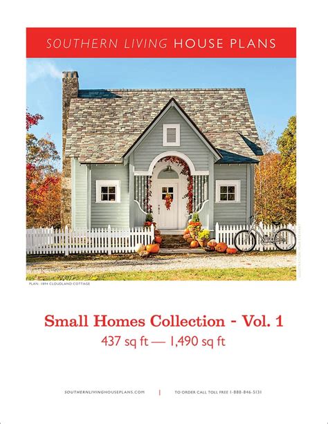 Small Homes Collection Plan Portfolio Vol 1 Southern Living House Plans