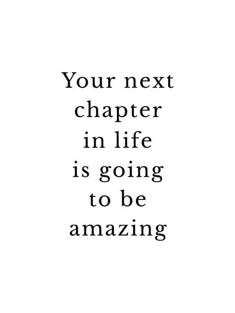 Wall Art Your Next Chapter In Life Is Going To Be Amazing By Typo Art