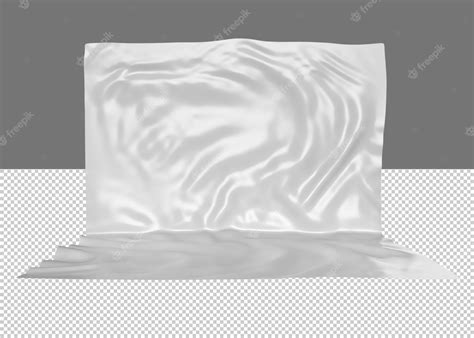 Premium Psd White Silk Or Satin Smooth Background