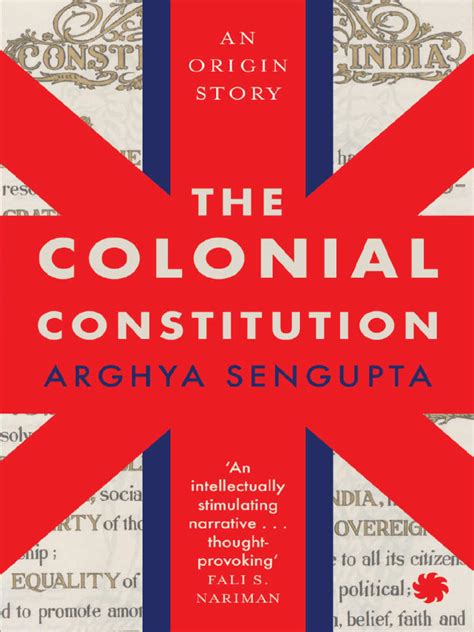 The Colonial Constitution Pdf Political Science Government
