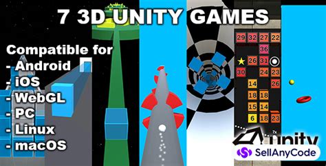 7 Brain Unity Games Bundle Source Code Sellanycode