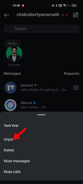 How To Pin Unpin Chats On Instagram Android IPhone