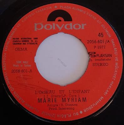 MARIE MYRIAM L OISEAU ET L ENFANT Bit Mezat