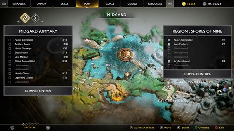 Map God Of War Interface In Game