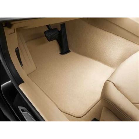 Jeu de tapis de sol beige en velours BMW Série 3F30 F31