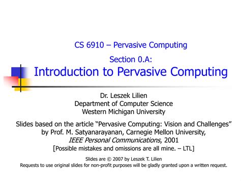 Sec0a Intro To Pervasive Computing 1ppt