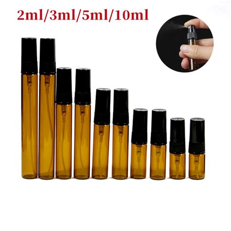 2ml3ml5ml10ml Empty Spray Bottles Test Tube Cosmetics Glass Vials
