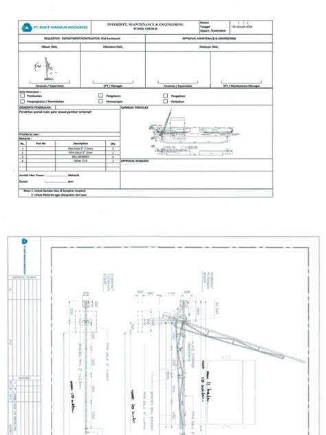 087 Wo Pembuatan Portal Main Gate Pdf
