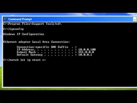 Reset Tcp Ip And Winsock Windows Vista Free Programs Utilities And