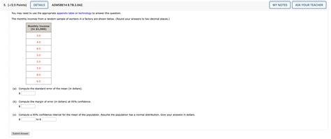 Solved 5 [− 2 5 Points ] Aswsbe14 8 Tb 2 042 You May Need