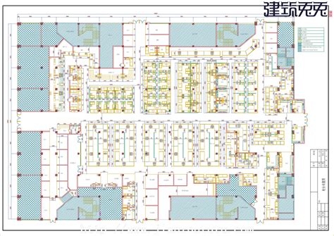 农贸市场CAD施工图纸建筑设计方案文本成熟社区中心大型便民综合菜市场室内装修图含效果图 建筑兔兔