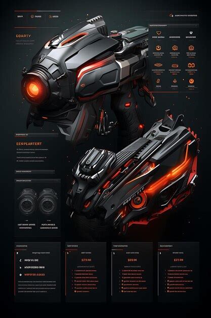 Premium Ai Image Web Layout Of Target Shooting Equipment Firearms