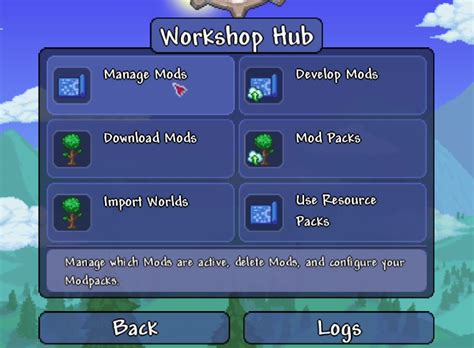 Terraria Installation Of Mods Tmodloader Zap Hosting Docs
