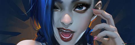 Arcane League Of Legends Jinx K Wallpaper Download