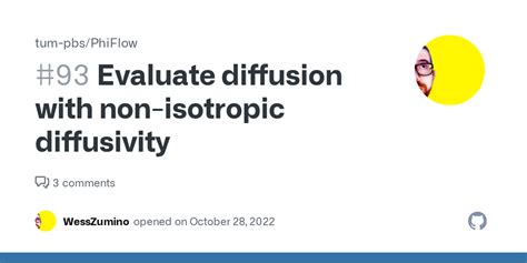 Evaluate Diffusion With Non Isotropic Diffusivity · Issue 93 · Tum Pbs