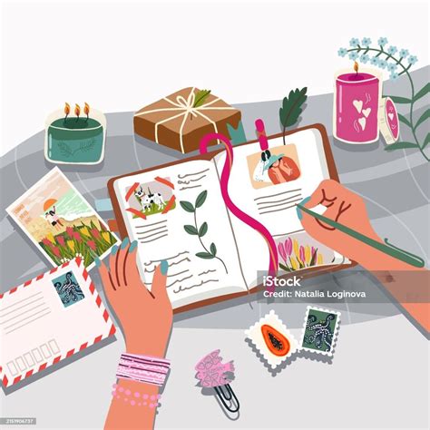 쓰기 및 그리기 손 벡터 장면 세트 펜과 붓을 들고 있는 남성과 여성의 팔 연필 만들기 메모 편지 예술 그림 사업 보고서 소원 일기 벡터 손으로 그린 고립된 요소 다이어리에