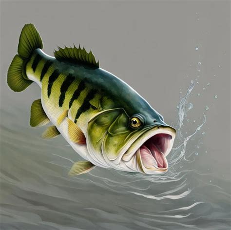 Large Mouth Bass By Puddin7777 On Deviantart