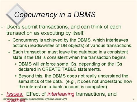 Transaction Management Overview Chapter 16 Introduction To Database