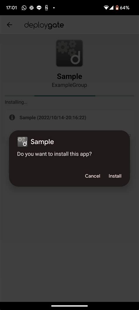 Install Apps Link Distribution Deploygate Docs