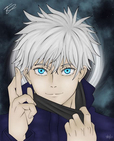 Gojo Satoru Infinite Void Jujutsu Kaisen Poster By Ar