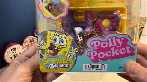 Unboxing The New Spongebob Squarepants Polly Pocket Collab Compact Youtube