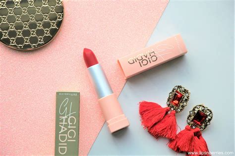 Maybelline X Gigi Hadid Lipstick In Khair Review Lips N Berries