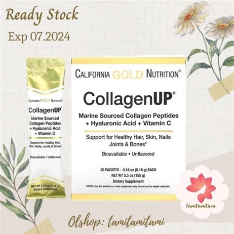 (DIJAMIN ORIGINAL) CollagenUp Marine Hydrolyzed Collagen, California ...