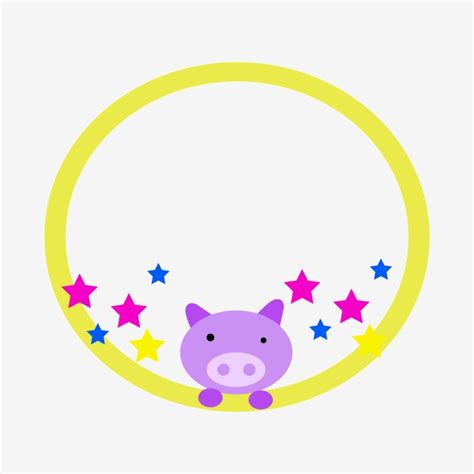 Bear Illustrations Clipart Png Images Cute Bear Border Illustration Star Border Yellow Round