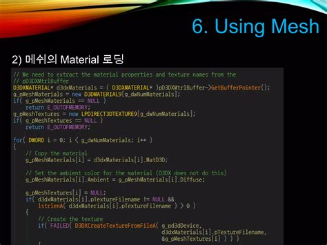 NHN NEXT DirectX Tutorial 강의 자료 PPT