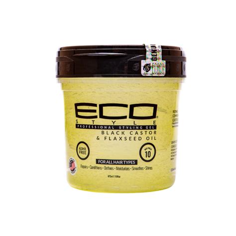 Eco Styler Black Castor And Flaxseed Oil Hair Styling Gel Braid Beauty