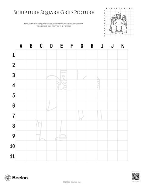Scripture Square Grid Picture • Beeloo Printable Crafts And Activities