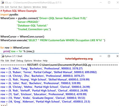 Sql In Python