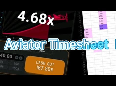 Part 5 Aviator Time Sheet Predictions With Betway Strategy YouTube