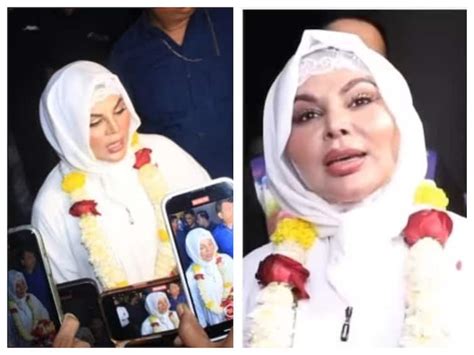 Rakhi Sawant Welcomed At Airport As She Returns From Umrah Asks