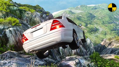 BeamNG.Drive Cliff Drops Crashes Real Car Mods Ep.3 - YouTube