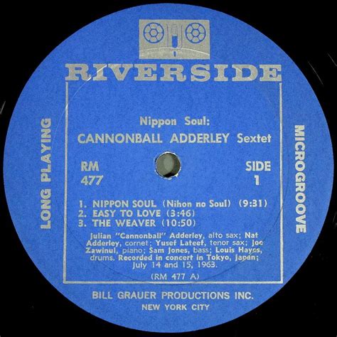 Cannonball Adderley Nippon Soul レコード通販買取はサウンドファインダー
