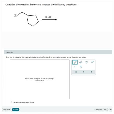 Solved Part 4 Of 4Draw The Structure For The Major Chegg