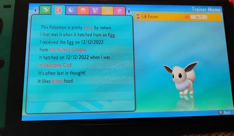 Hatched Shiny Eevee R Pokemonbdsp