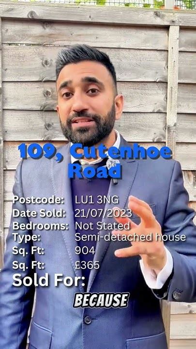 109 Cutenhoe Road Lu1 3ng In Luton Sold For £xxx 115 Youtube