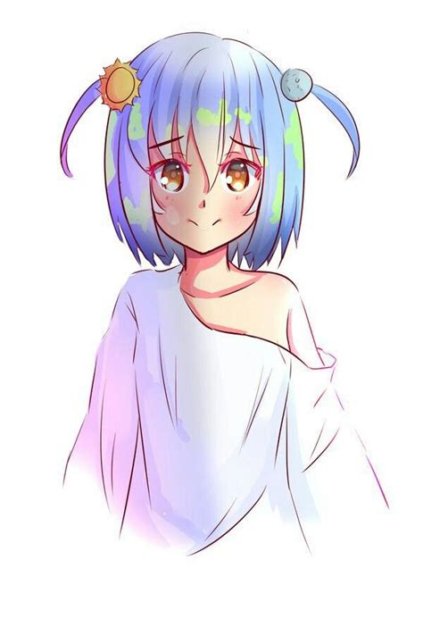 Pin By Faith Wegrowski On Art Earth Chan Kawaii Earth Anime