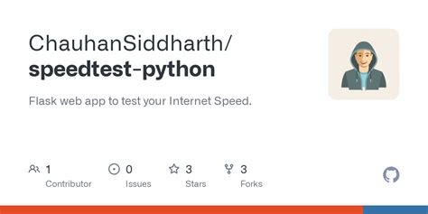 Github Chauhansiddharthspeedtest Python Flask Web App To Test Your