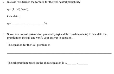 Solved In Class We Derived The Formula For The Chegg