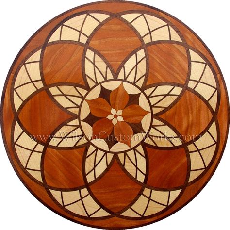Stained Glass Wood Floor Inlay Wilson Custom Works