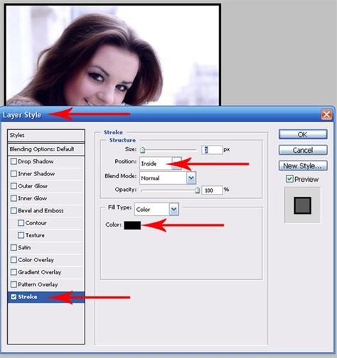 Обводка фото в фотошопе ngcms runtime exception runtimeexception