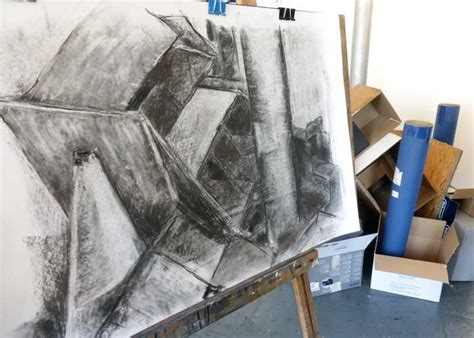 Willow Charcoal Drawing 2