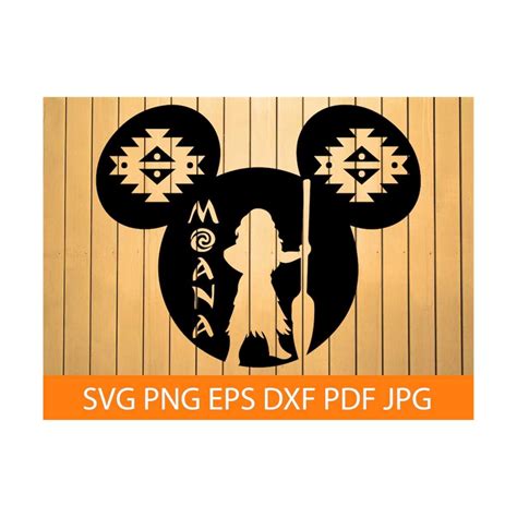 Moana Svg Png Dxf Princess Svg Ears Svg Moana Clipart Mo Inspire