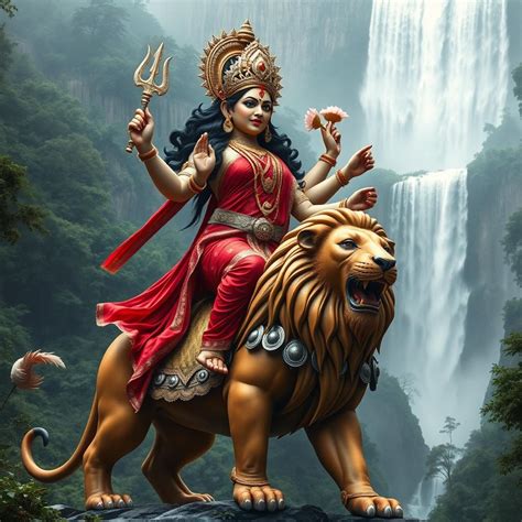 Goddess Durga Fierce And Beautiful