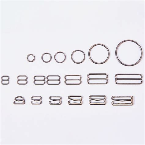 Alloy Bra Adjuster Swimsuit Coherer Ring And Slider And Hook Underwear
