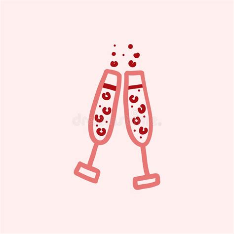 Sketch Style Vector Illustration Isolated On Pink Background Hand