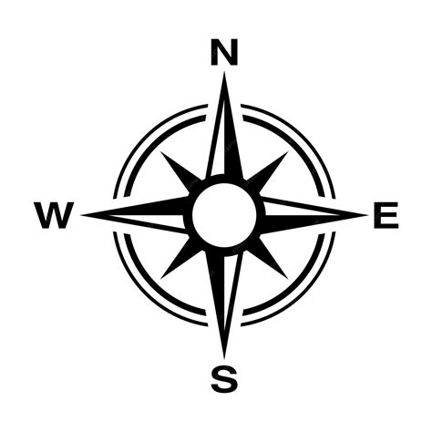 Premium Vector Compass Graphic Vector Design Illustration